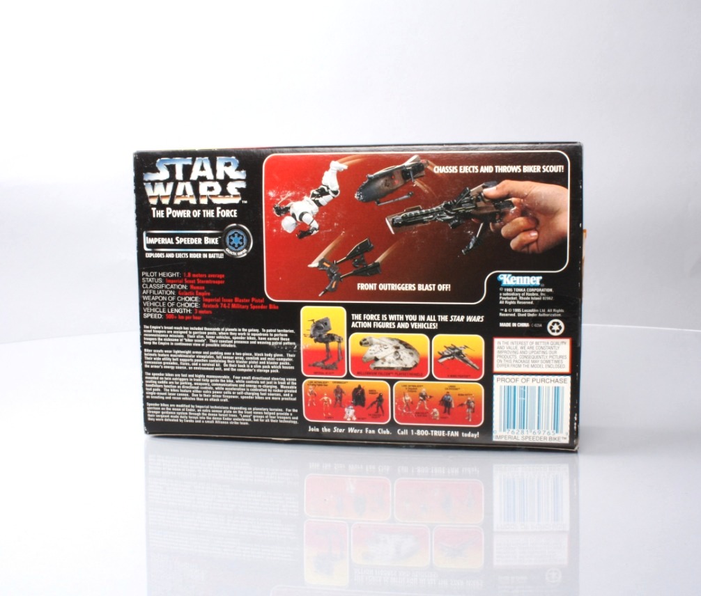 Imperial Speeder Bike “w/Exclusive Biker Scout StormTrooper!” (Star Wars “The POTF” Kenner ...