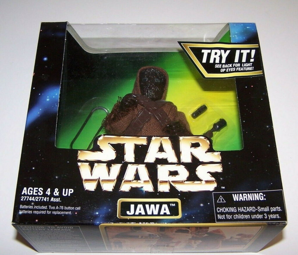 Jawa “Trilogy Assortment w/Eyes Light-Up!” (Star Wars “The POTF” Kenner ...