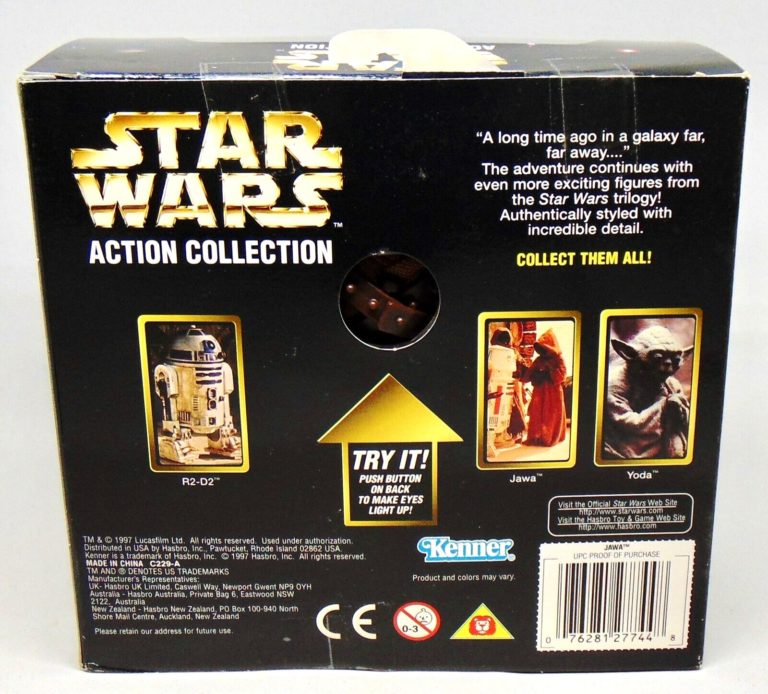 Jawa “Trilogy Assortment w/Eyes Light-Up!” (Star Wars “The POTF” Kenner ...