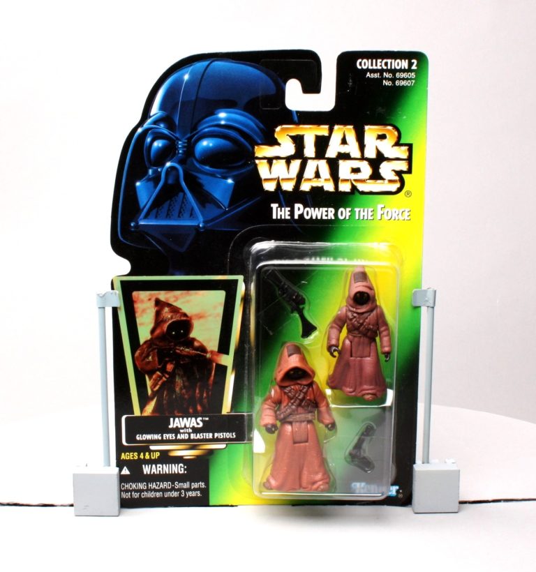 Jawas “Glowing Eyes and Blaster Pistols w/Hologram!” #.01 (Star Wars ...