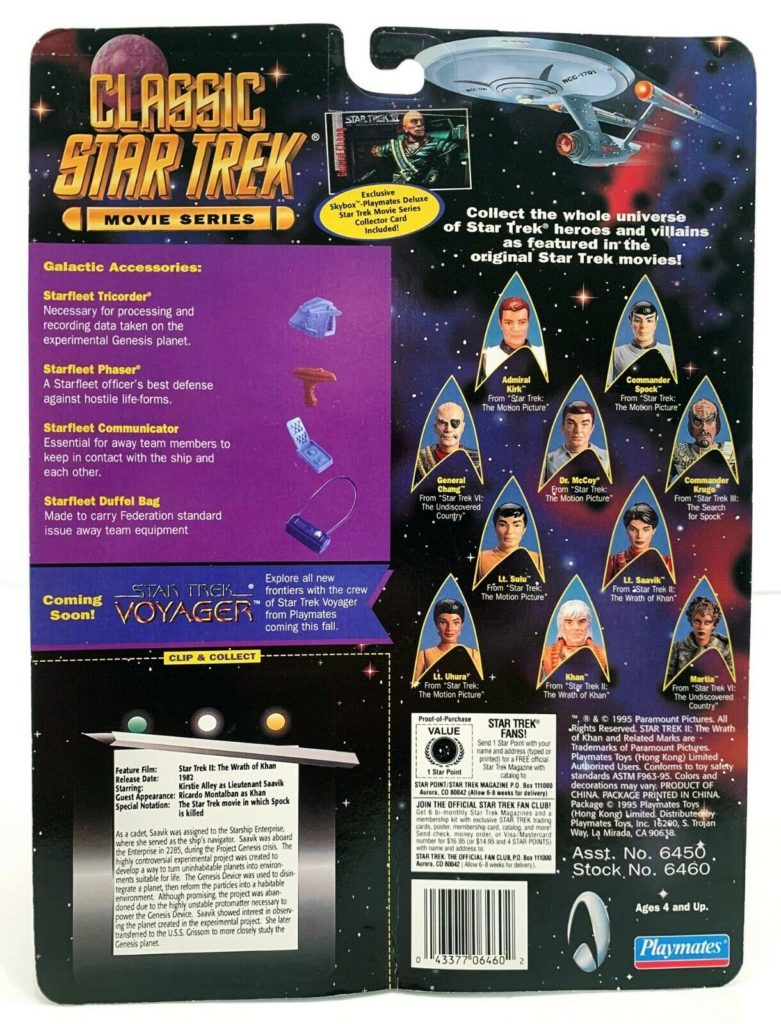 Lieutenant Saavik "Movie-Series" (Classic Star Trek) "Rare-Vintage ...