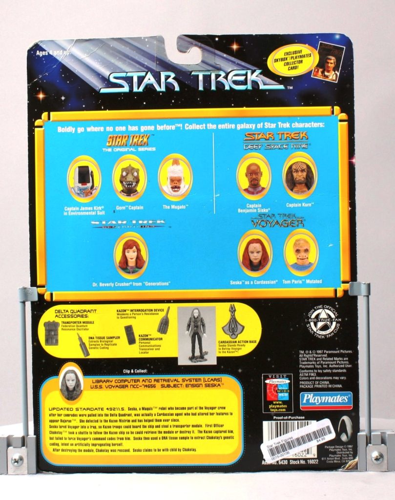 1997 Star Trek Seska ("As A Cardassian") Advisor to Kazon-Nistrim