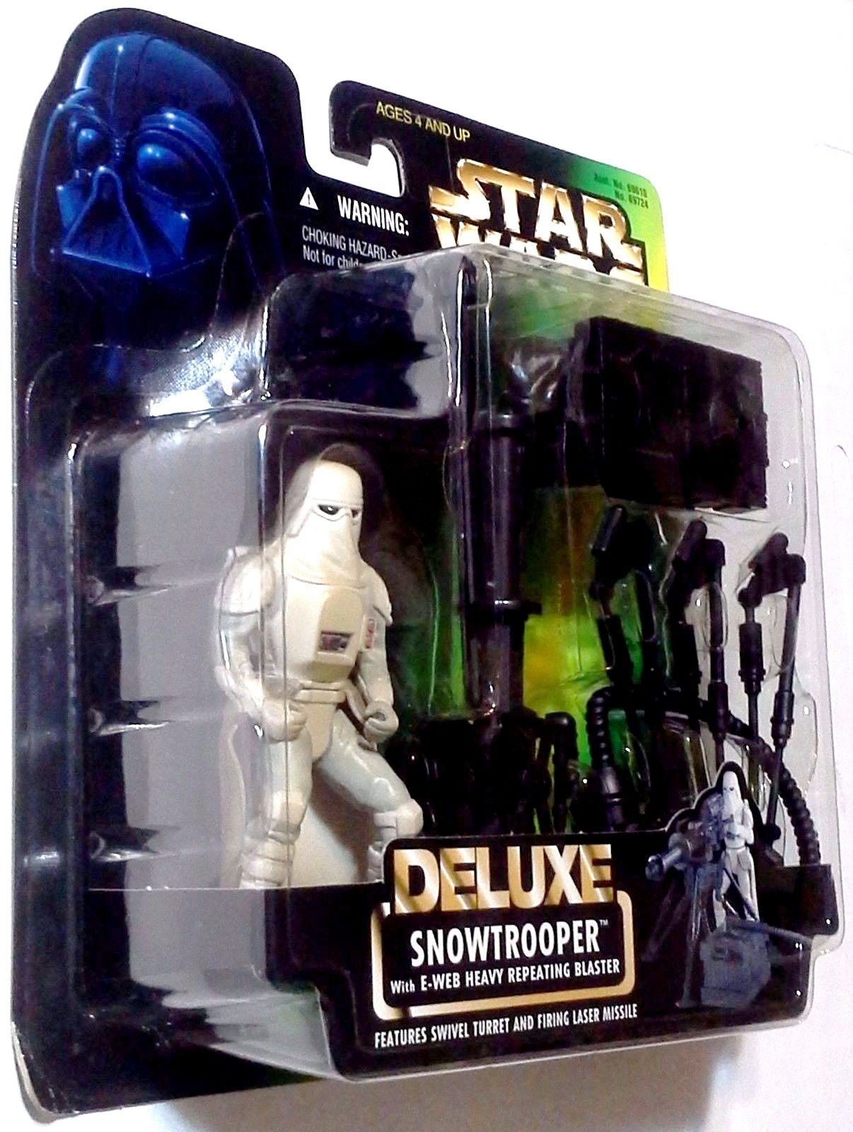 SnowTrooper Deluxe “w/E-Web Heavy Repeating Blaster!” (Star Wars “The ...