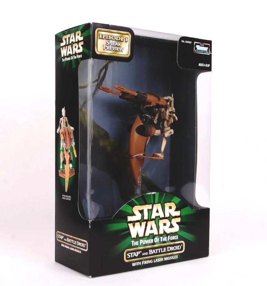 Stap And Battle Droid “Episode I Sneak Peek w/Firing Laser Missiles ...