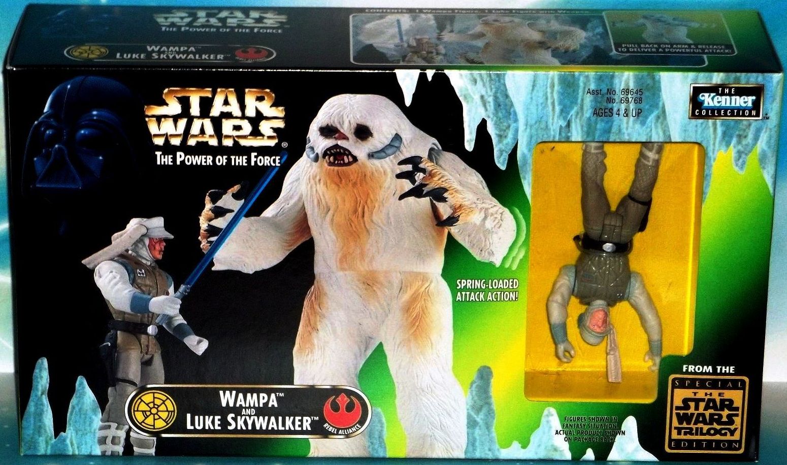 Wampa & Luke Skywalker “Exclusive Hoth Gear Figure” (Star Wars POTF II ...