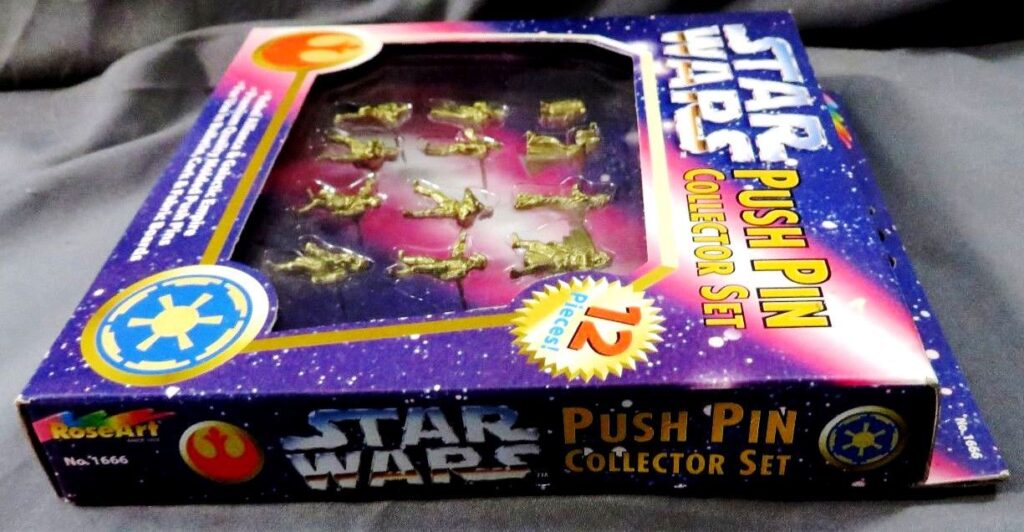 Push Pin Collector Set 12 Pc “Rebel Alliance & Galactic Empire” (Star ...