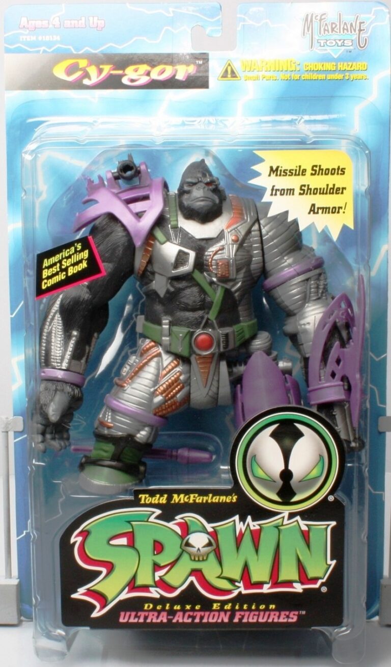 1996 Spawn Cy-gor "Purple" (w/Missile/Shoulder Armor) Deluxe S-4
