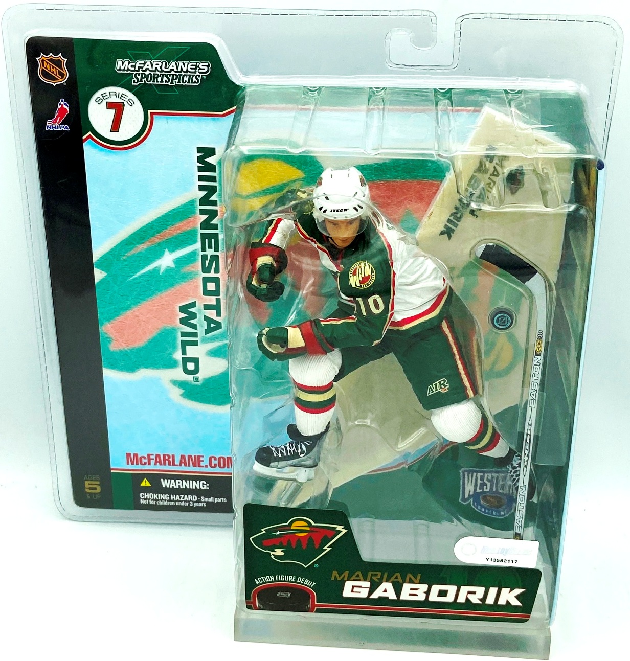 2003 McFarlane Sportspicks NHL Marian Gaborik (Debut-Rookie) S-7