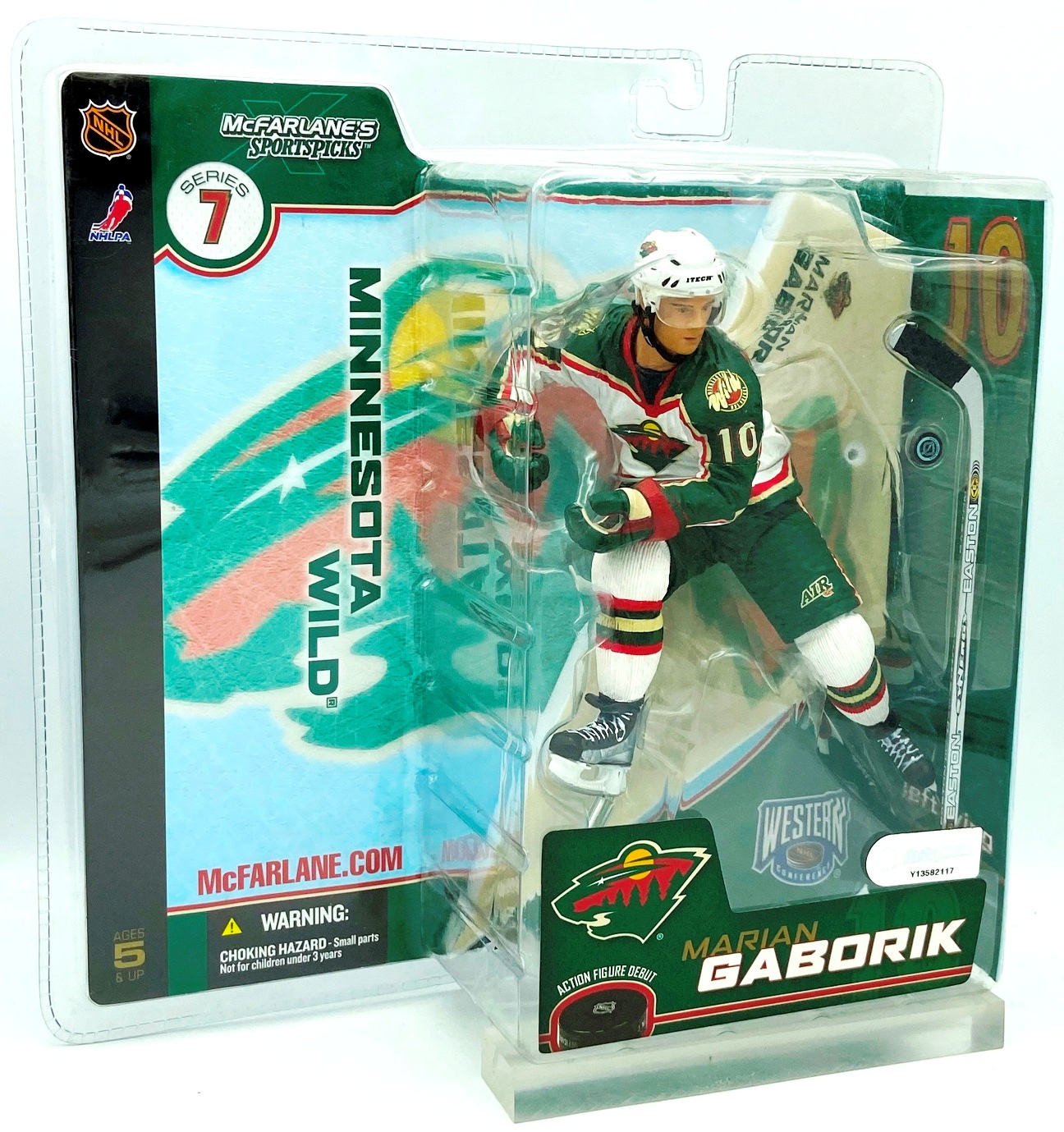 2003 McFarlane Sportspicks NHL Marian Gaborik (Debut-Rookie) S-7
