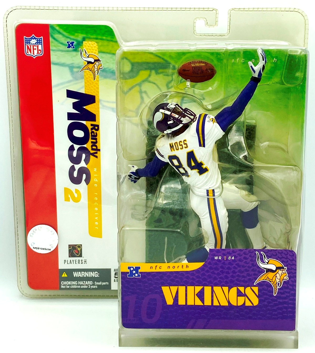 2004 McFarlane NFL Randy Moss 2 ("White Jersey-Variant") S-10