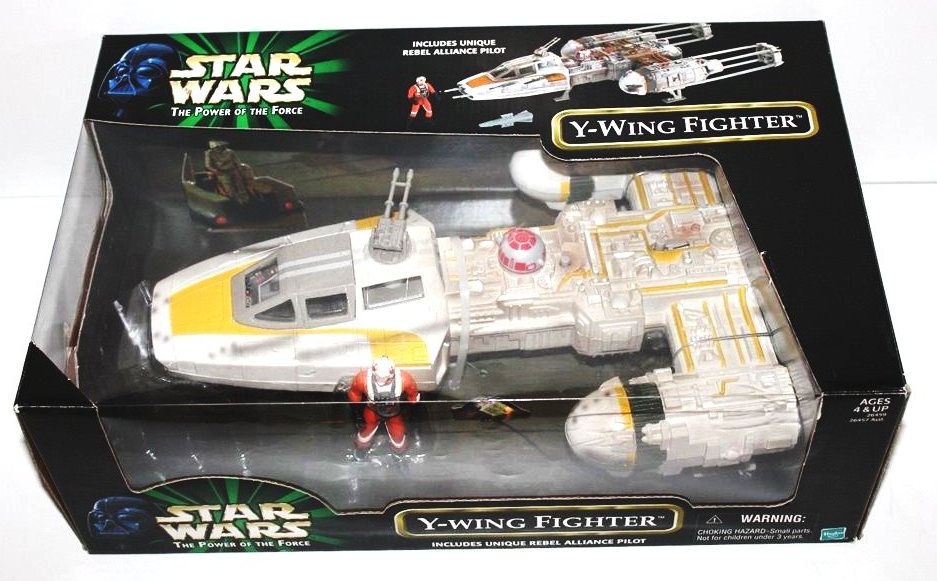 Y-Wing Fighter “w/Unique Rebel Alliance Pilot!” (Star Wars “The POTF ...