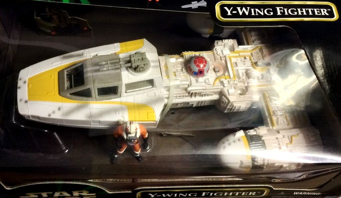 Y-Wing Fighter “w/Unique Rebel Alliance Pilot!” (Star Wars “The POTF ...
