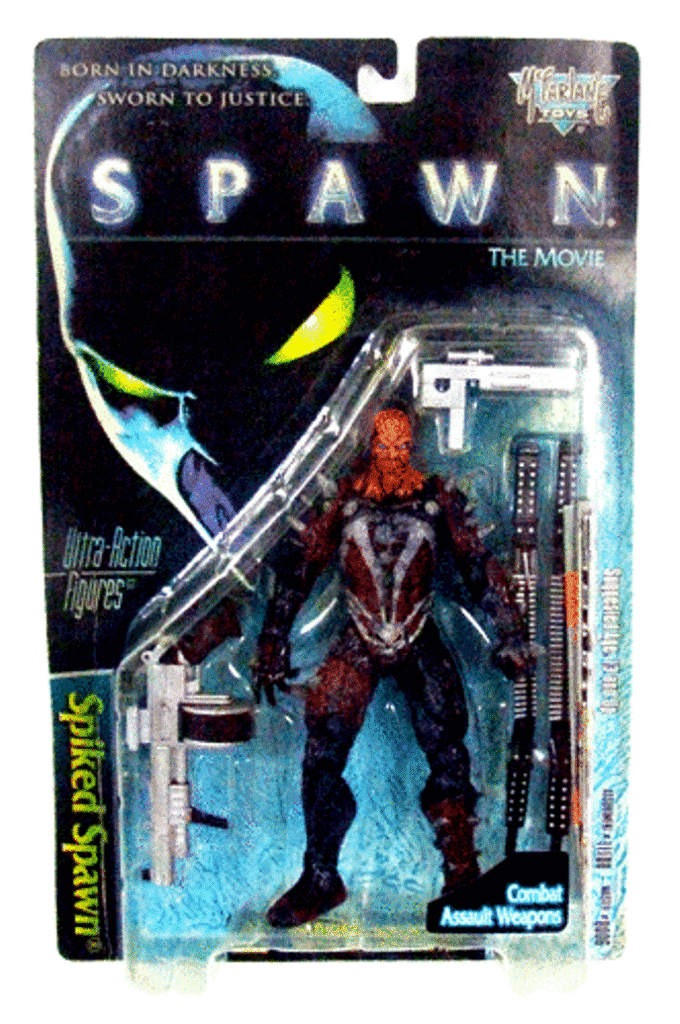 1997 Spawn The Movie Spiked Spawn "UnMasked" Ultra Figure S-1