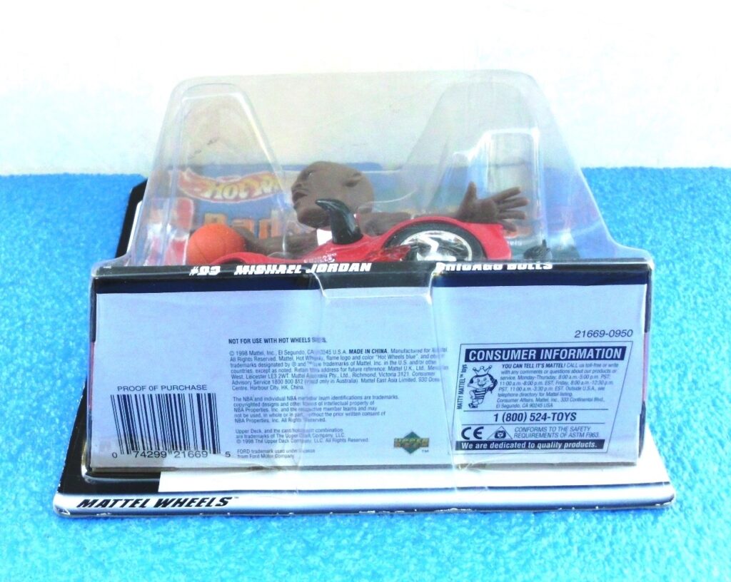 1998 Hot Wheels Michael Jordan Radical Rides #23 Chicago Bulls