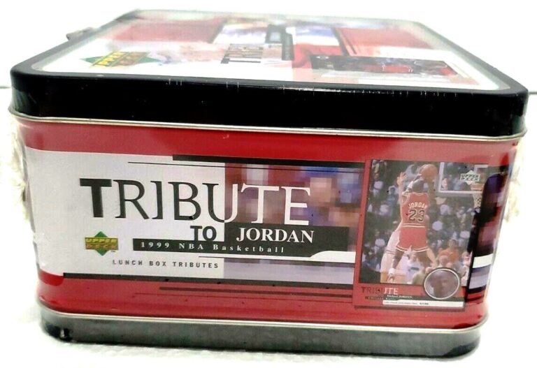 1998 Upper Deck Tribute to Jordan Lunch Box Limited Edition Set