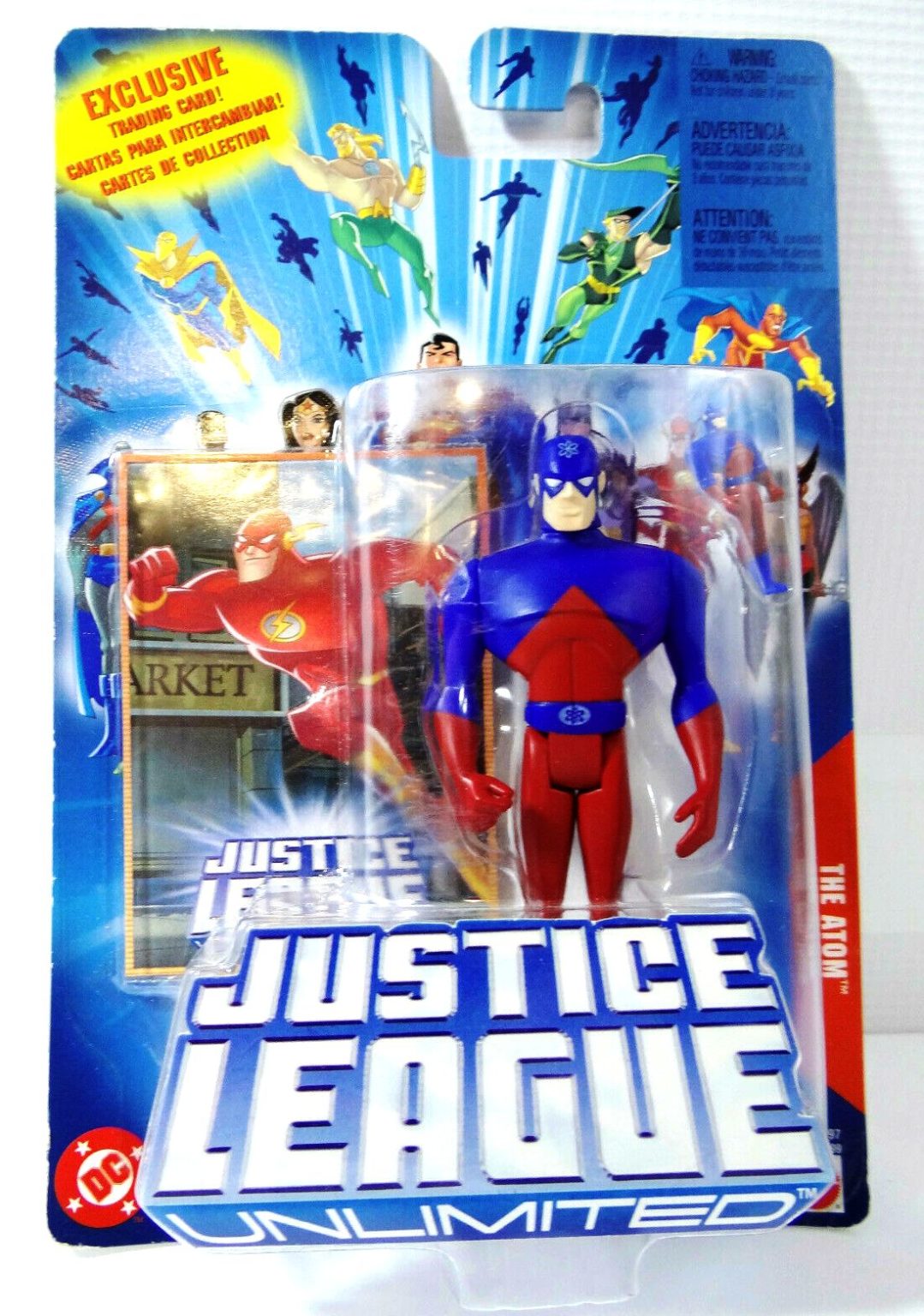The Atom “w/Exclusive Trading Card” (Justice League Unlimited Animated ...