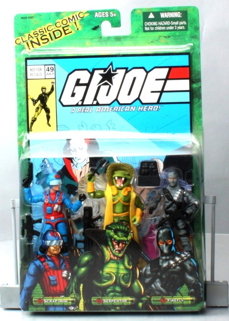 Valor vs. Venom “Scrap Iron, Serpentor & Firefly 3-Figure Pack w/Comic ...