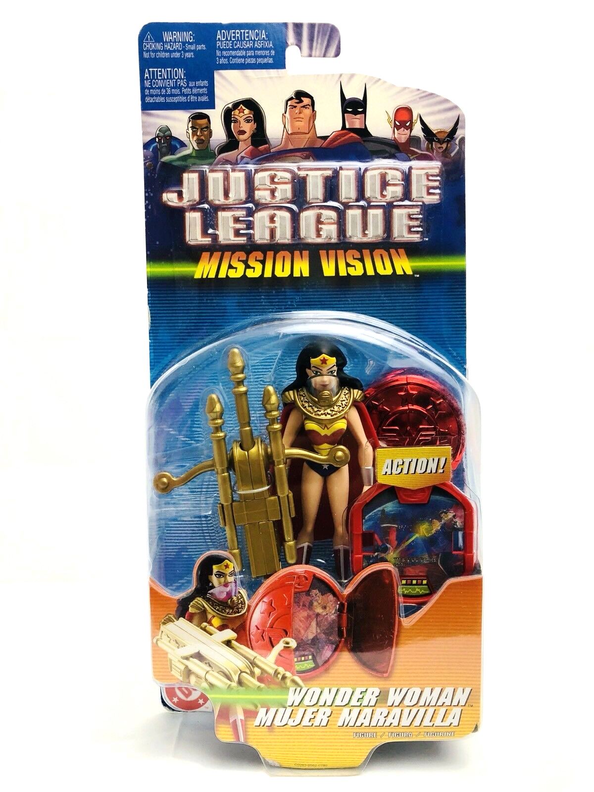 Wonder Woman “Mission Vision w/Gold Plastic Crossbow” (DC Justice ...