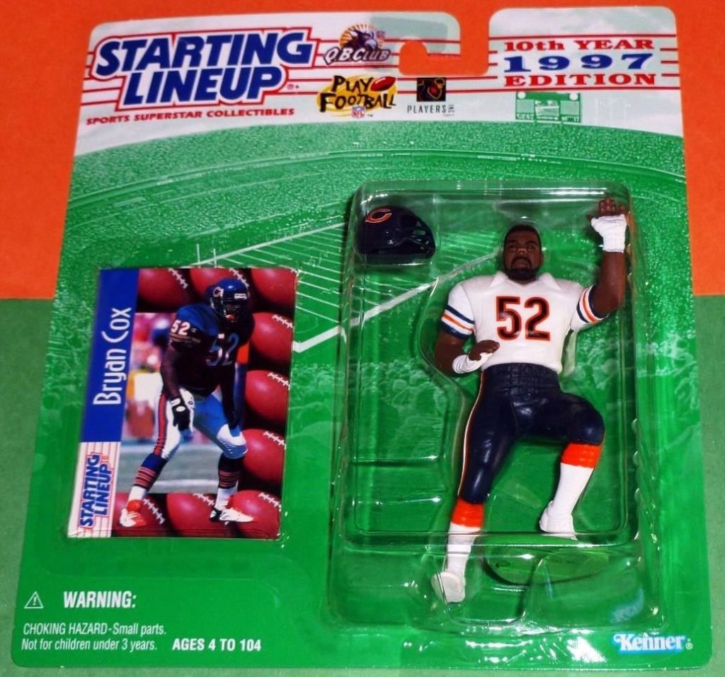 Brian Cox “Rookie 1st Piece White & Black Uniform w/NFL Trading Card ...
