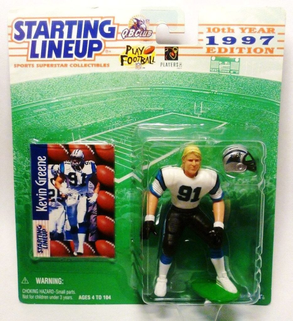 Kevin Greene “Black & White Uniform w/NFL Trading Card” (Greatest ...