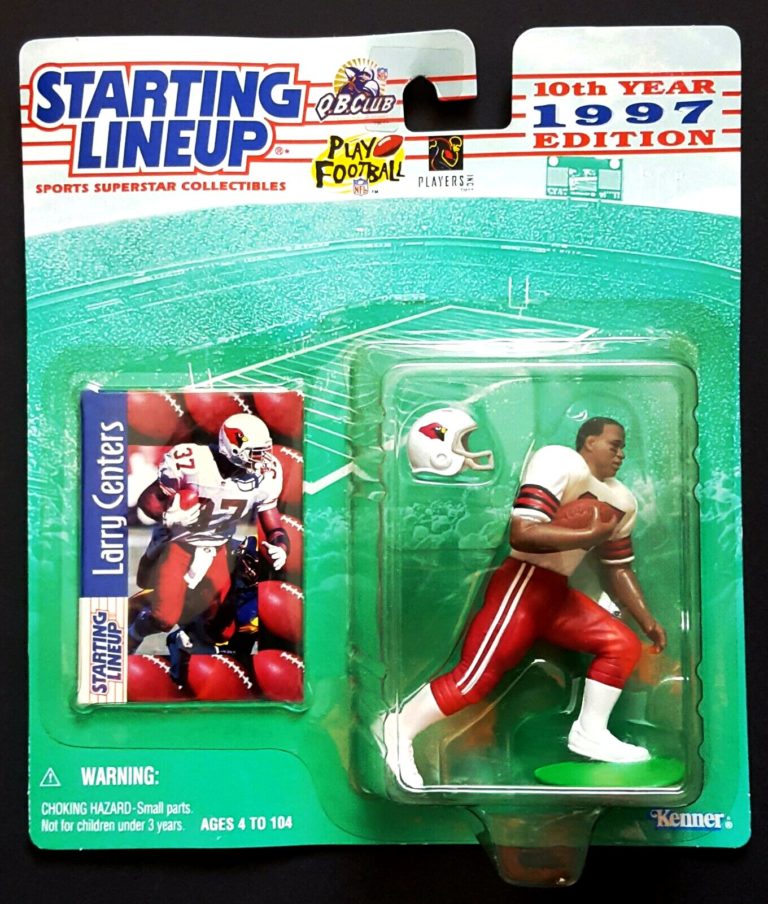 Larry Centers “Rookie 1st Piece Red & White Uniform w/NFL Trading Card ...
