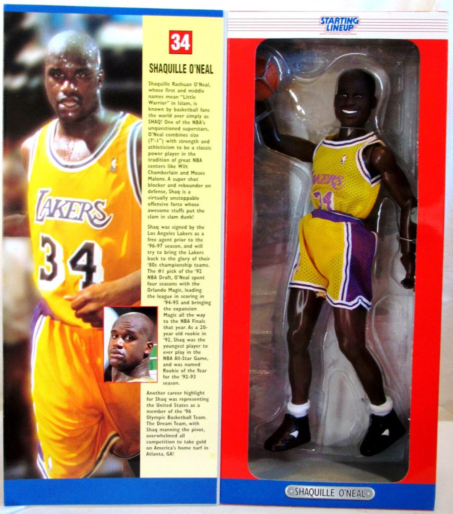 Shaquille O’Neal “12 Inch-Los Angeles Lakers #34 NBA Fully Poseable ...