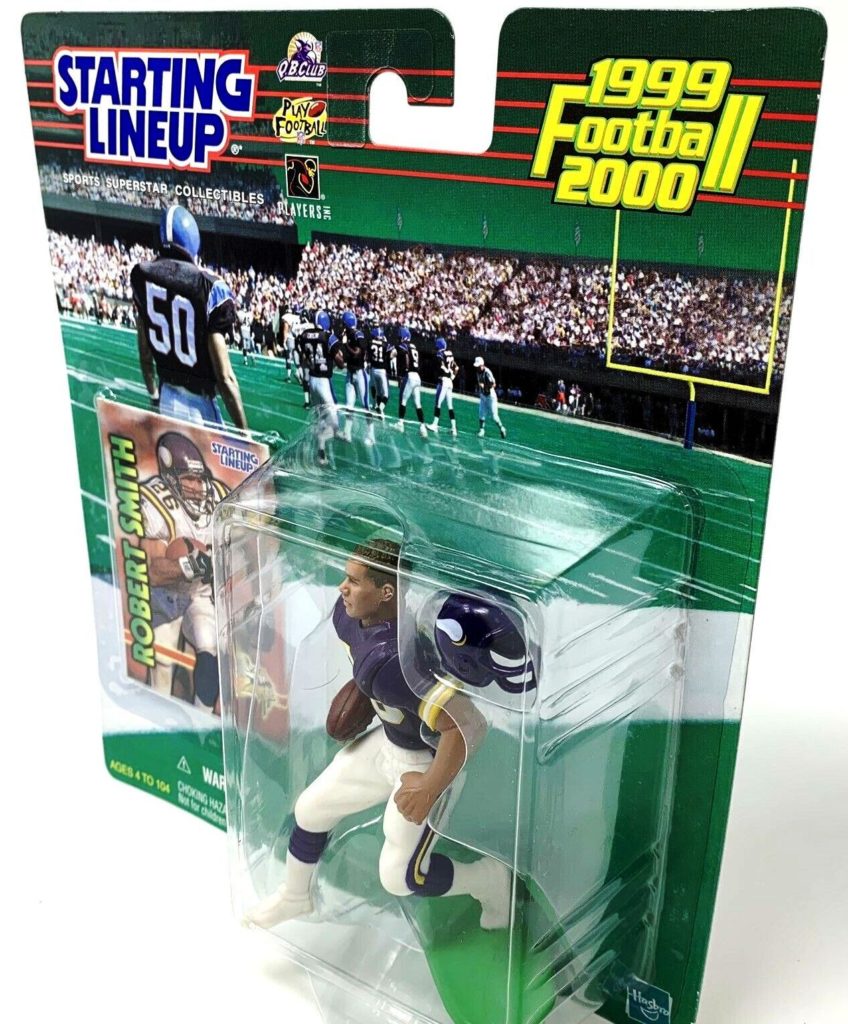 Robert Smith “Rookie 1st Piece Purple & White Uniform w/NFL Trading ...