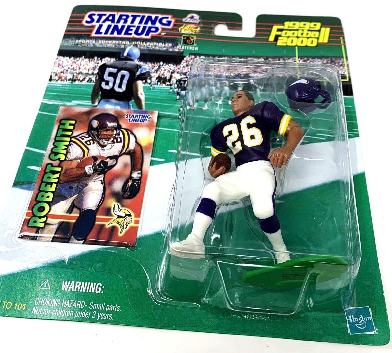 Robert Smith “Rookie 1st Piece Purple & White Uniform w/NFL Trading ...