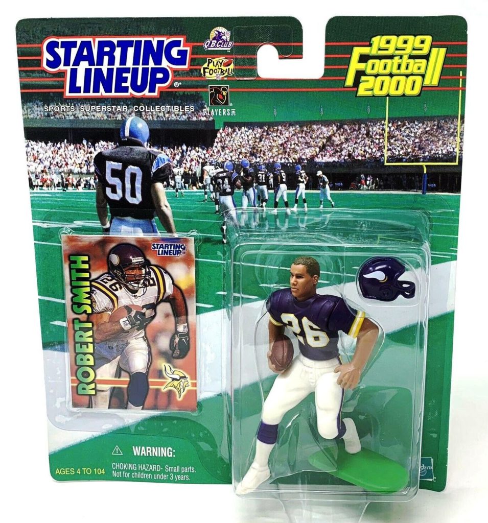 Robert Smith “Rookie 1st Piece Purple & White Uniform w/NFL Trading ...