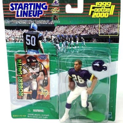 Robert Smith “Rookie 1st Piece Purple & White Uniform w/NFL Trading ...