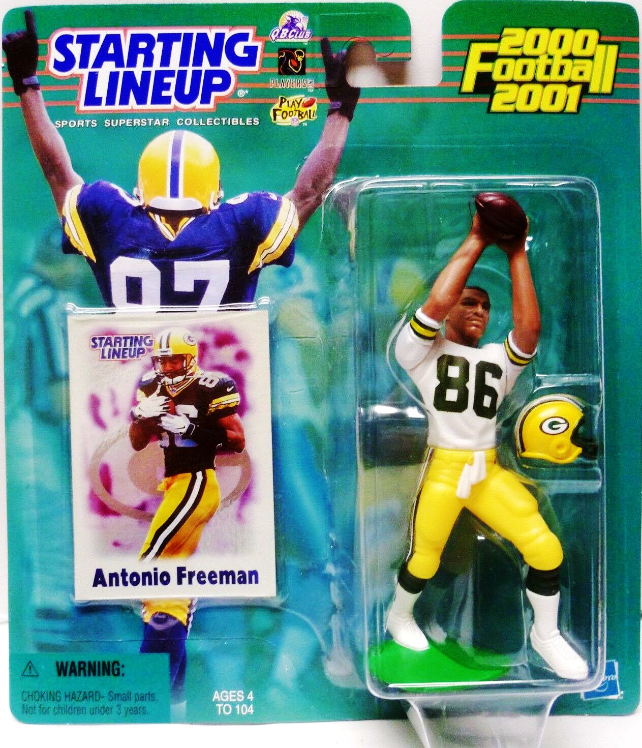 Antonio Freeman “Yellow & White Uniform w/NFL Trading Card” (Greatest ...