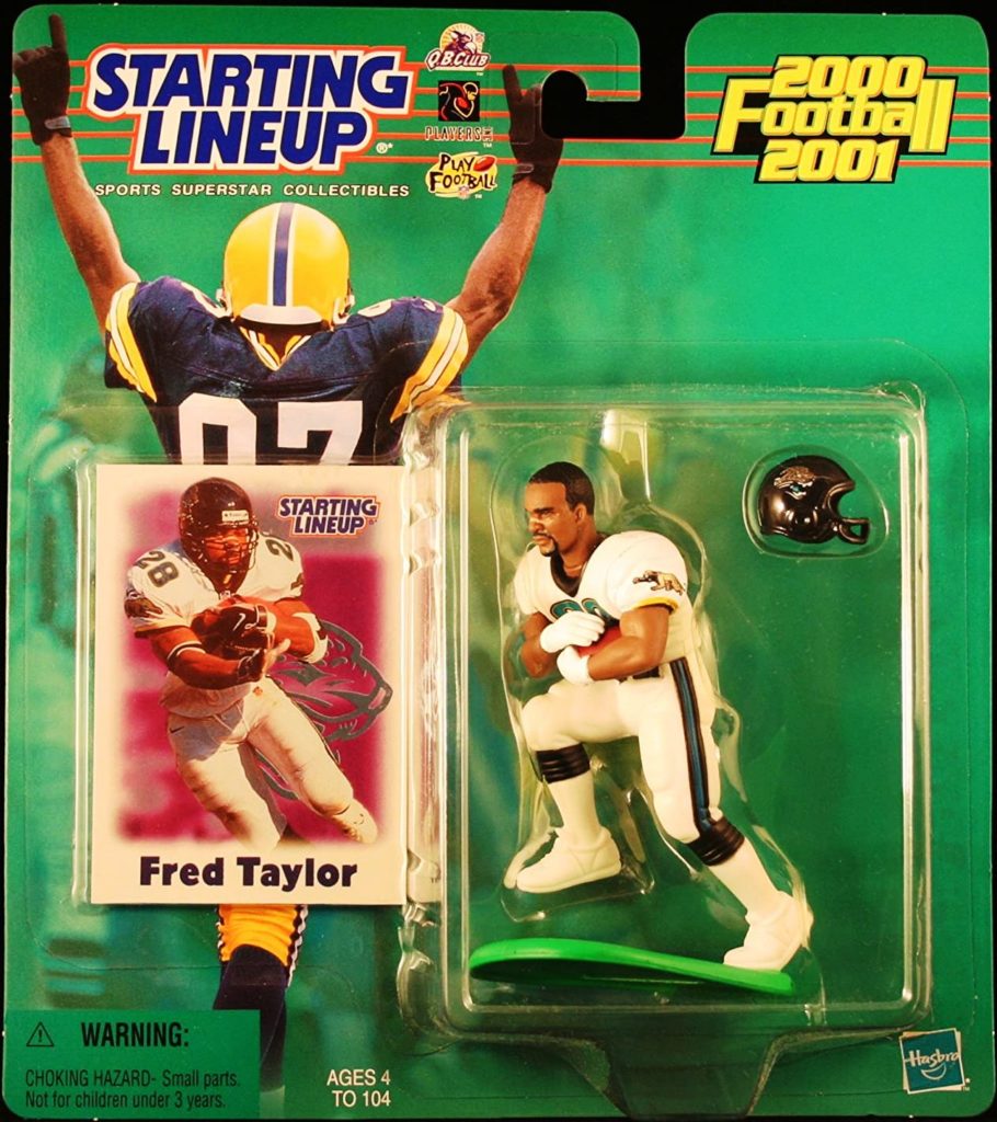 Fred Taylor “White Uniform w/NFL Trading Card” (Greatest Sports Heroes ...