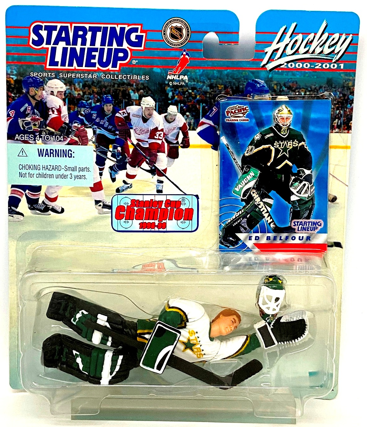 Vintage 2000-2001 Hockey Starting Lineup Ed Belfour "Dallas Stars ...