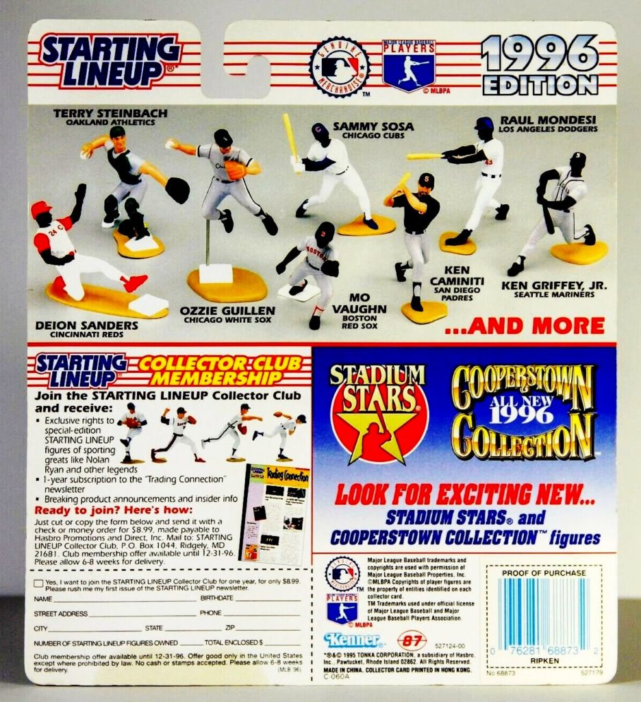 Cal Ripken Jr “1996 Edition“ Strech-Diving (Sports Superstar ...