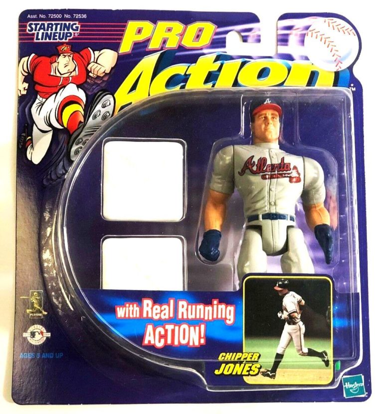 Chipper Jones "Pro-Action Atlanta Braves Edition" w/Real Running Action ...