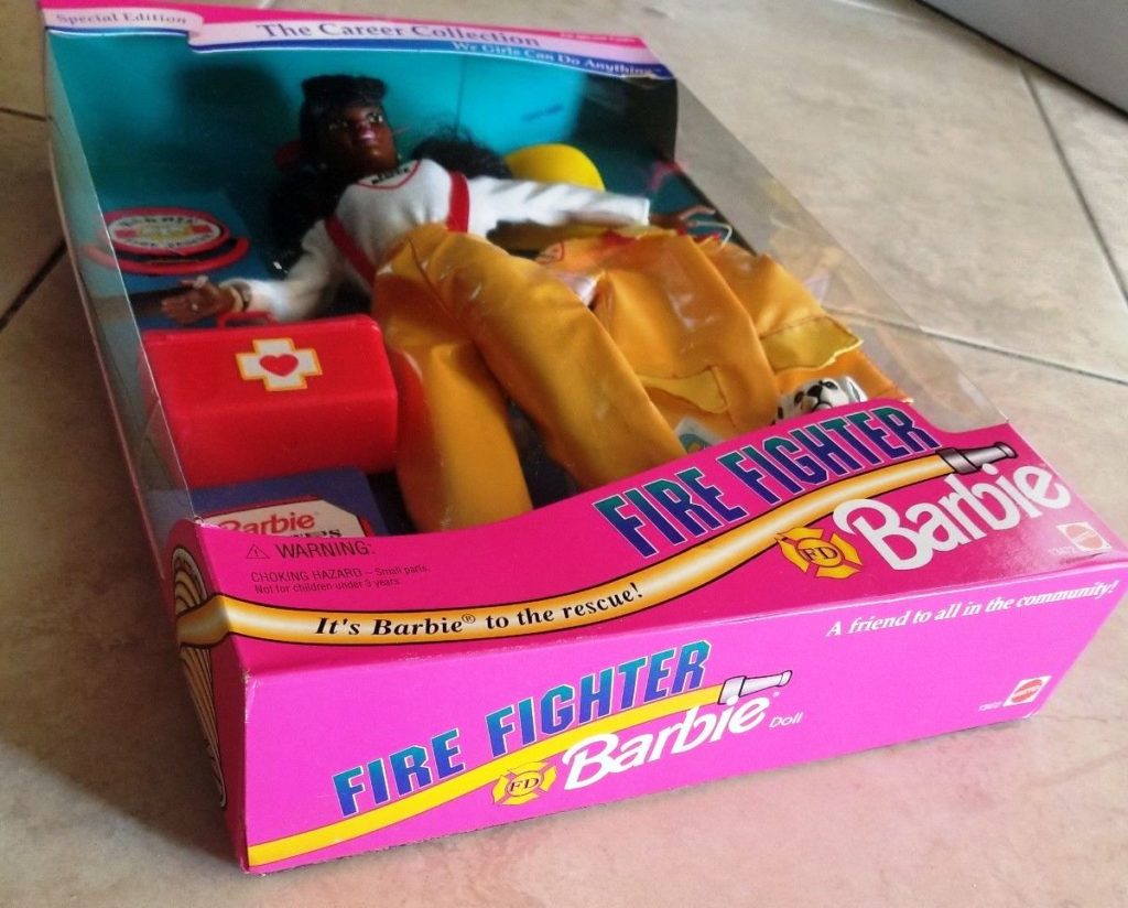 Firefighter Barbie “African American” (The Career Collection “Exclusive ...
