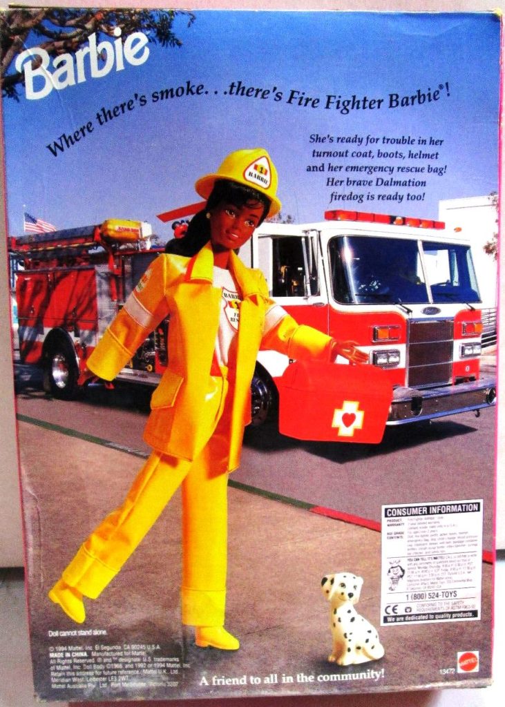 Firefighter Barbie “African American” (The Career Collection “Exclusive ...