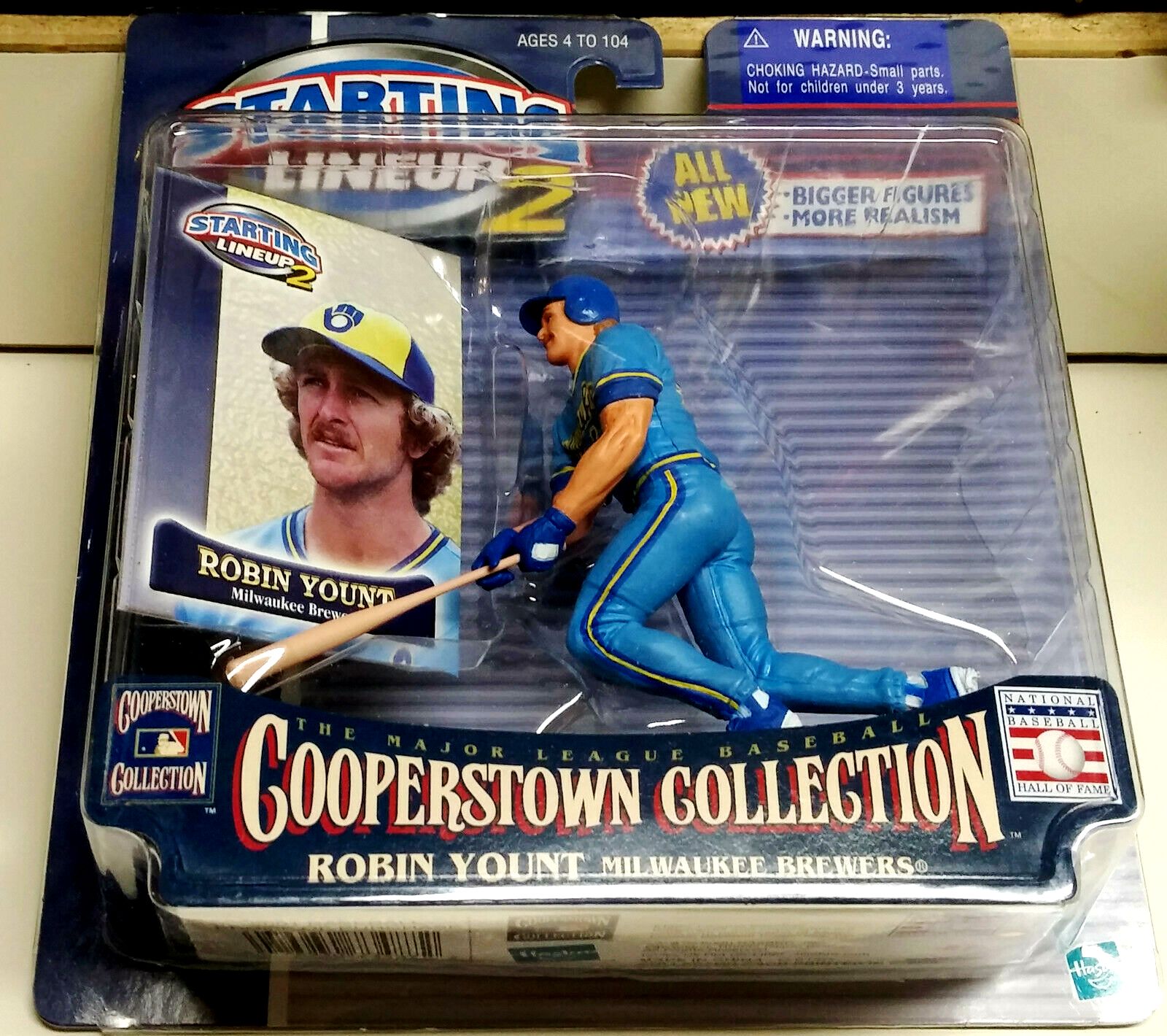 Robin Yount “w/Collector Card and Player's Stats” (Cooperstown ...