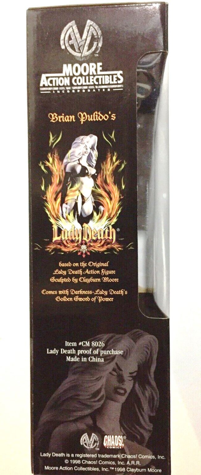 1998 Royal Lady Death 12" Exclusive Sculpture/Golden Sword Power
