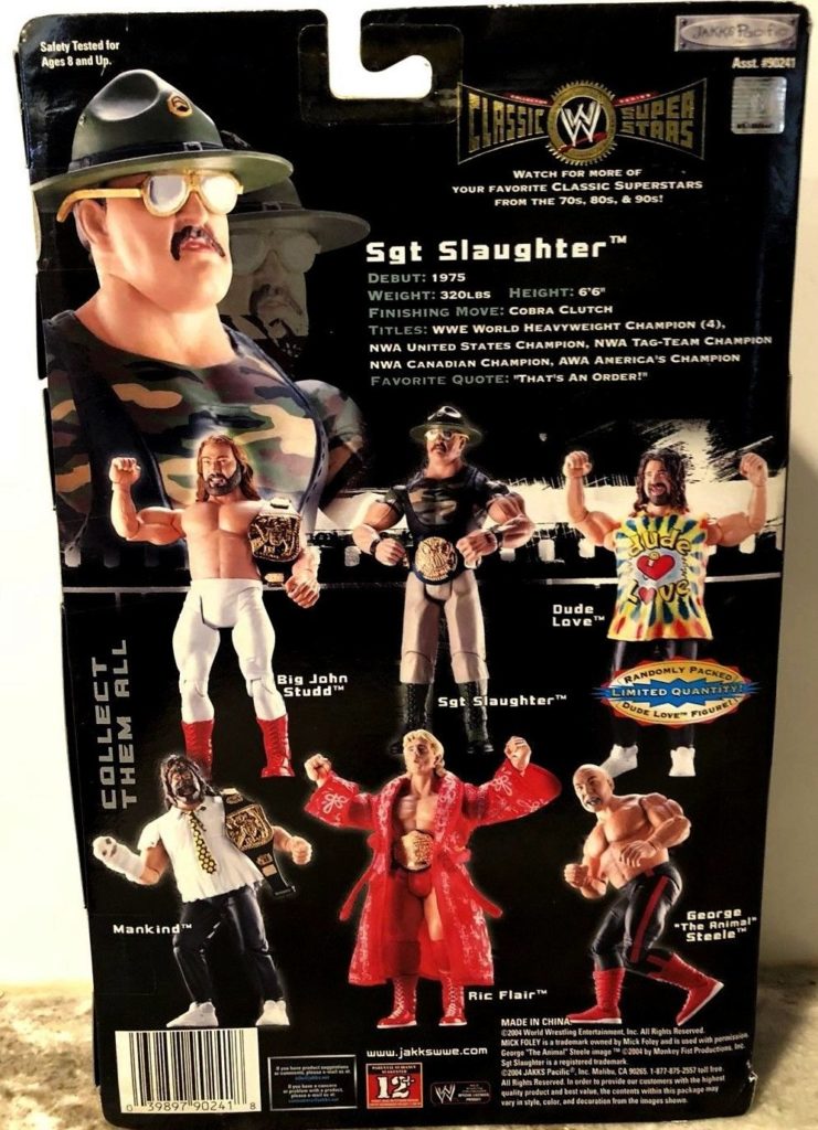 SGT Slaughter -“That's An Order!” (Classic Super Stars Series!) Series ...
