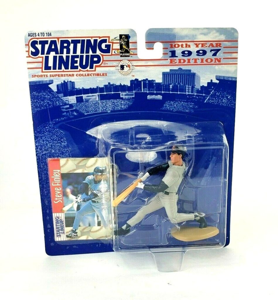 Steve Finley “10th Year 1997 Edition“ Rookie, 1st Piece (Sports ...