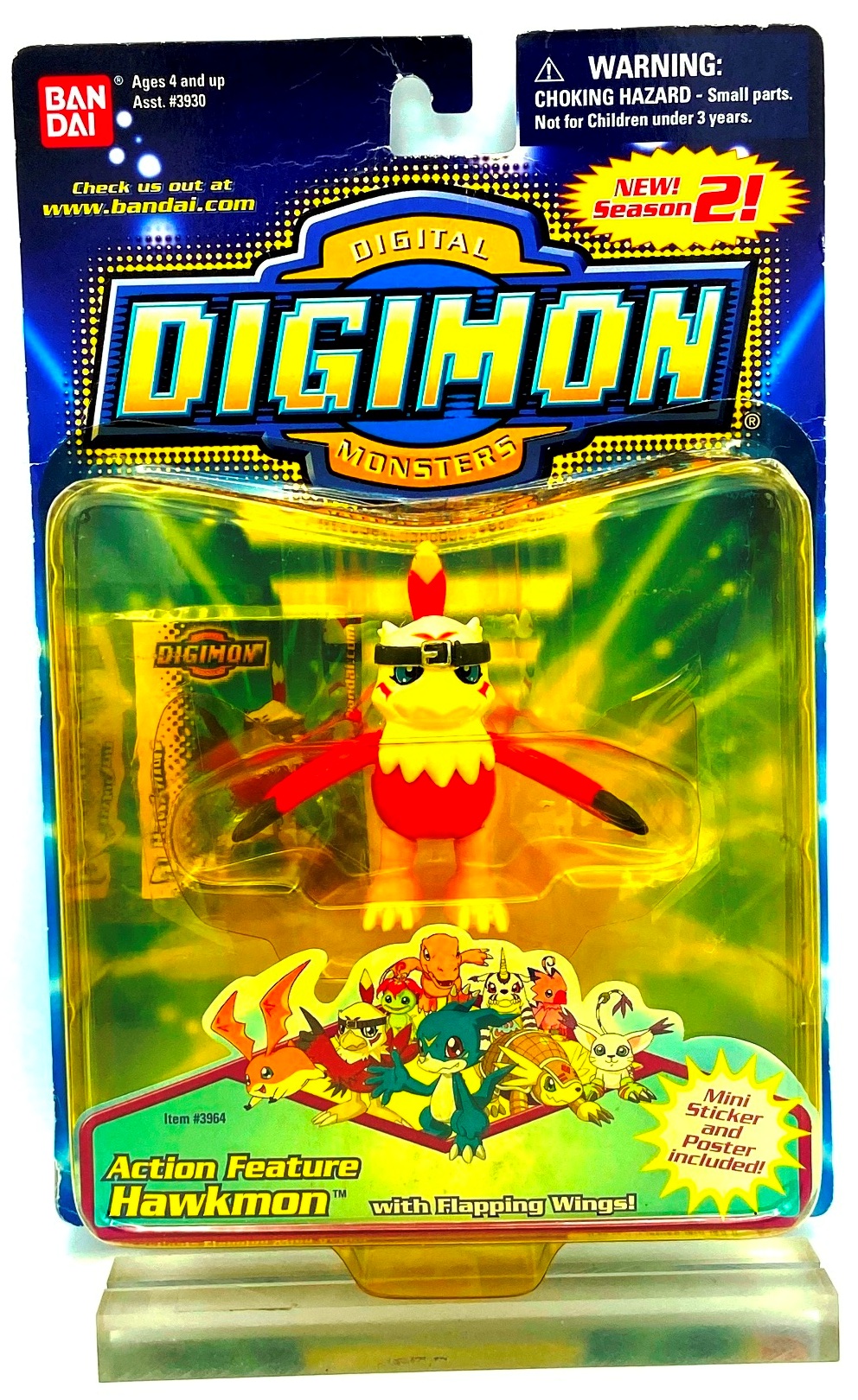 Vintage 1999 Season 2 Original Series 2 Digital Monsters Hawkmon 235 Vintage 1999 Season 2 Original Series 2 Digital Monsters Hawkmon 235