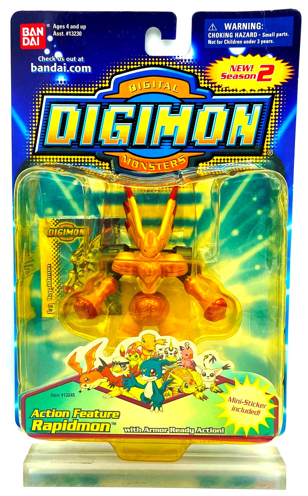 Vintage 1999 Season 2 Original Series 2 Digital Monsters Rapidmon 340 Vintage 1999 Season 2 Original Series 2 Digital Monsters Rapidmon 340