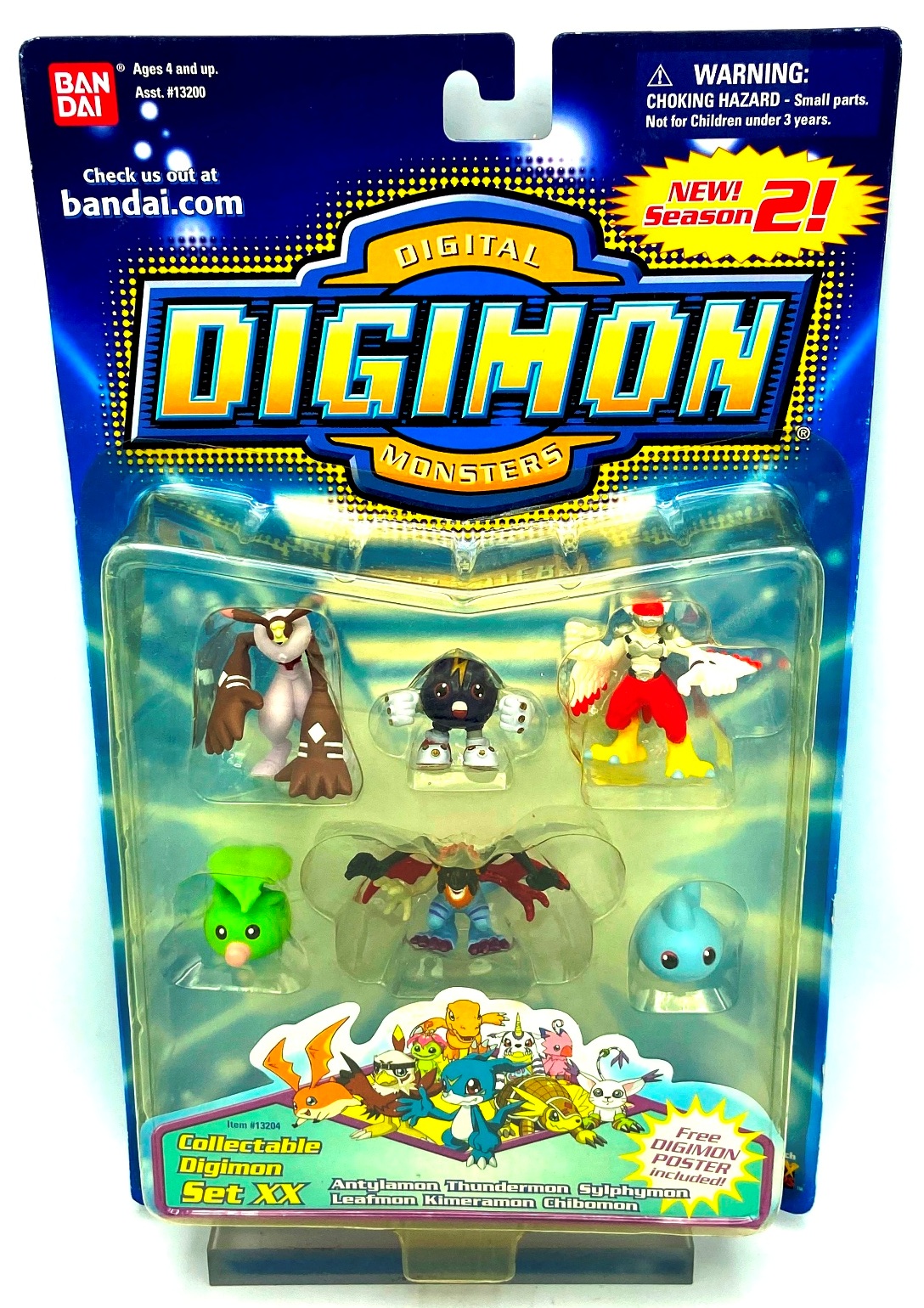 Vintage 1999 Digimon DM Collectable Digimon Set XX Season 2 (Action ...