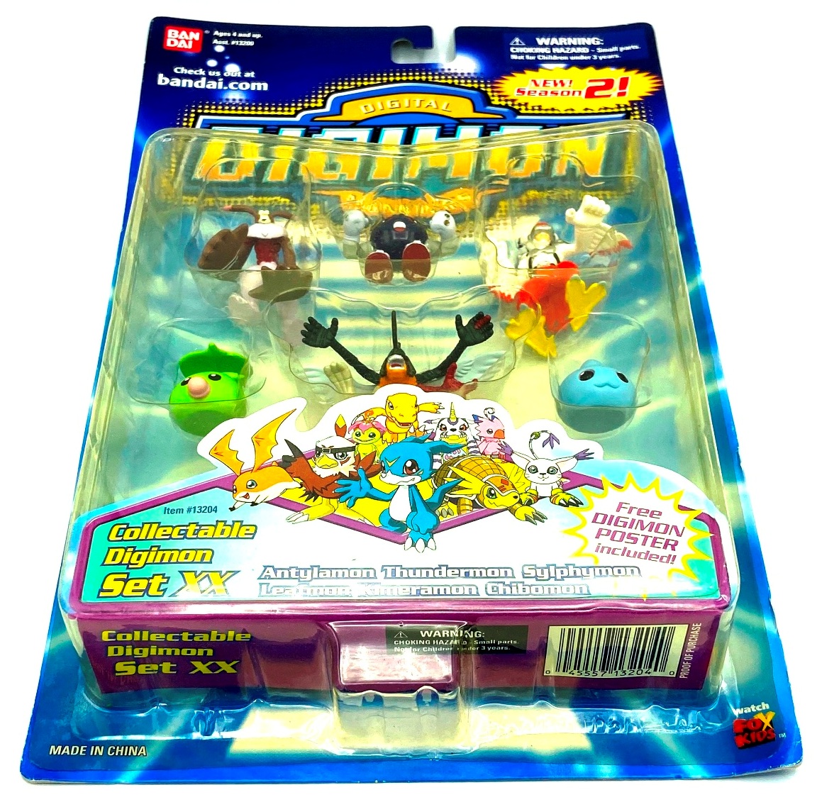 Vintage 1999 Digimon DM Collectable Digimon Set XX Season 2 (Action ...
