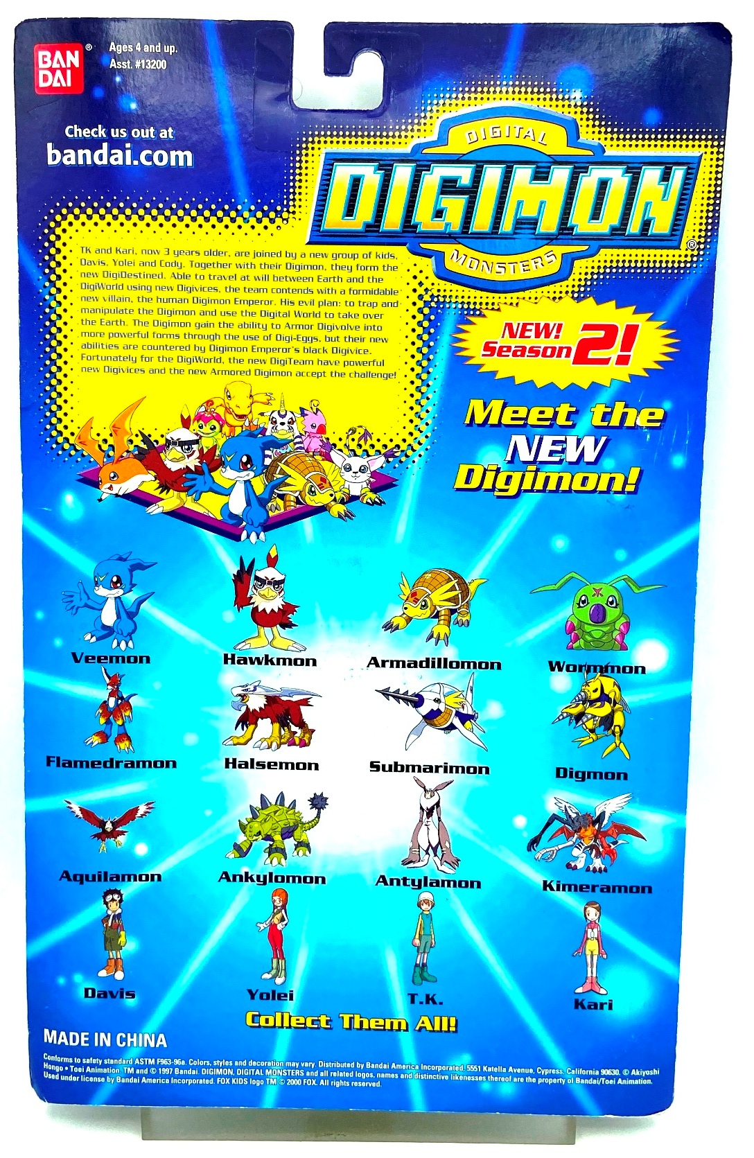 Vintage 1999 Digimon DM Collectable Digimon Set XX1 Season 2 (Action ...