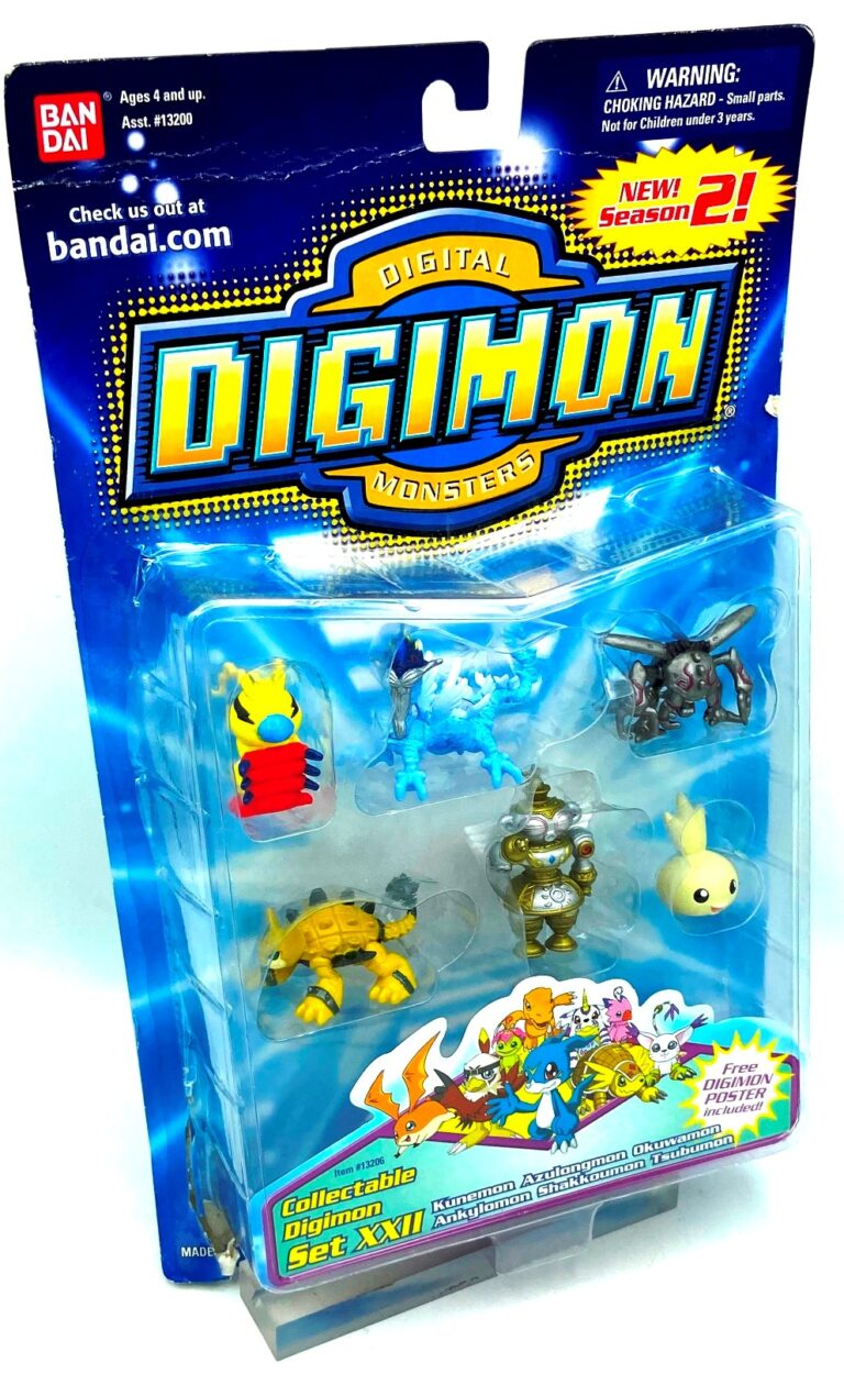 Vintage 1999 Digimon DM Collectable Digimon Set XXII Season 2 (Action ...
