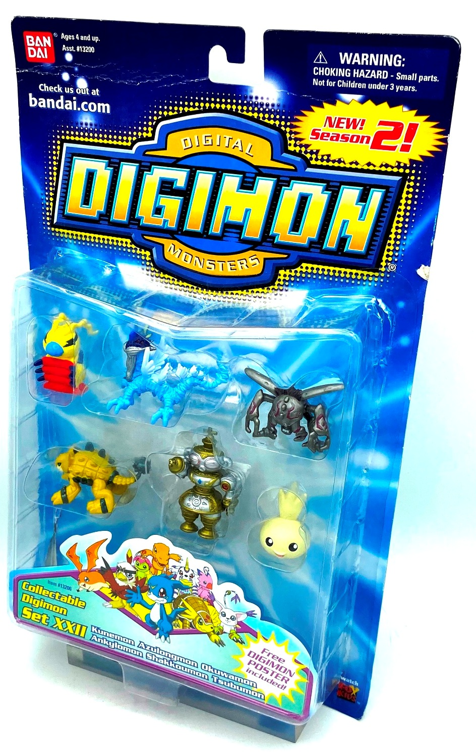 Vintage 1999 Digimon DM Collectable Digimon Set XXII Season 2 (Action ...