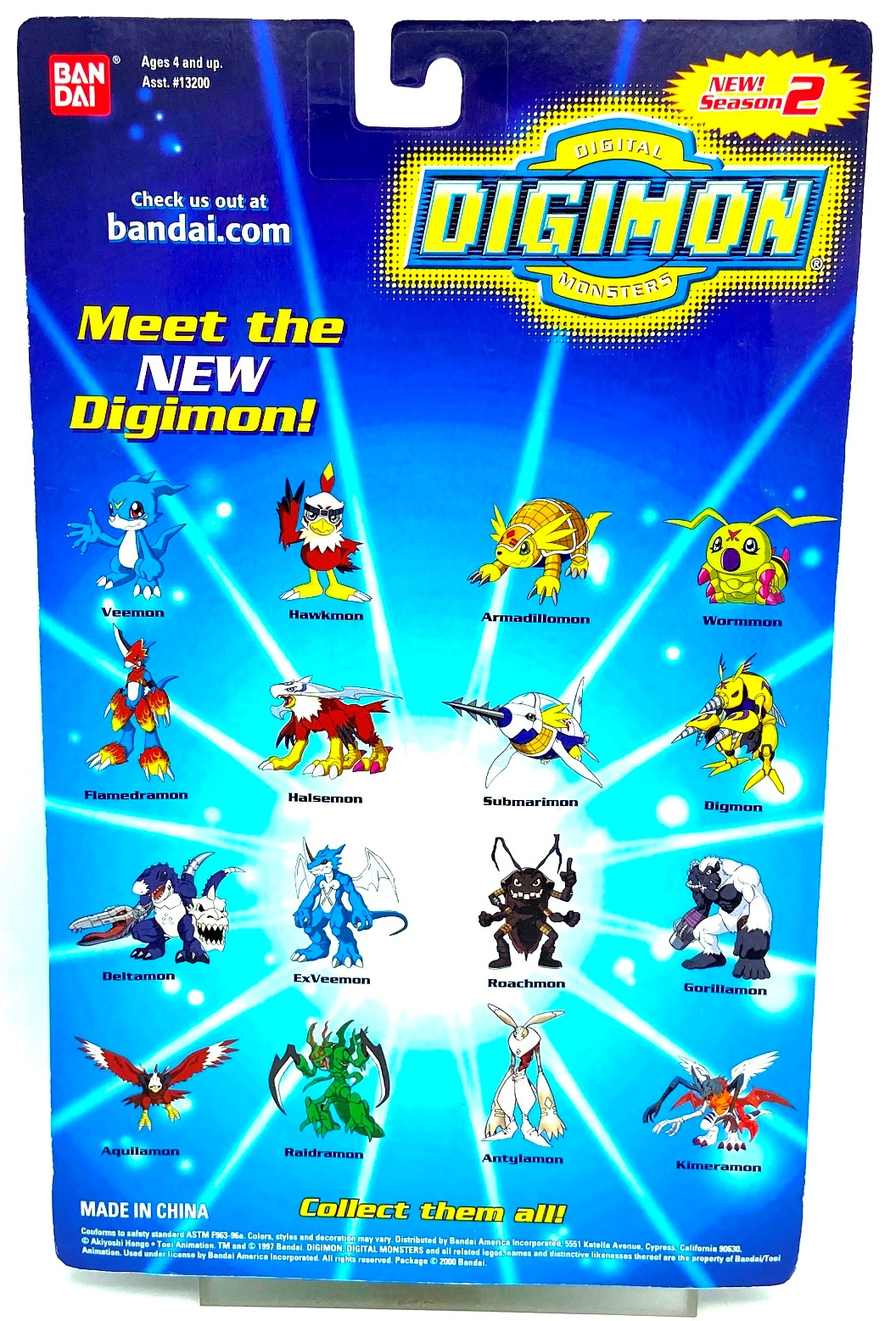 Vintage 1999 Digimon DM Collectable Digimon Set XXV Season 2 (Action ...