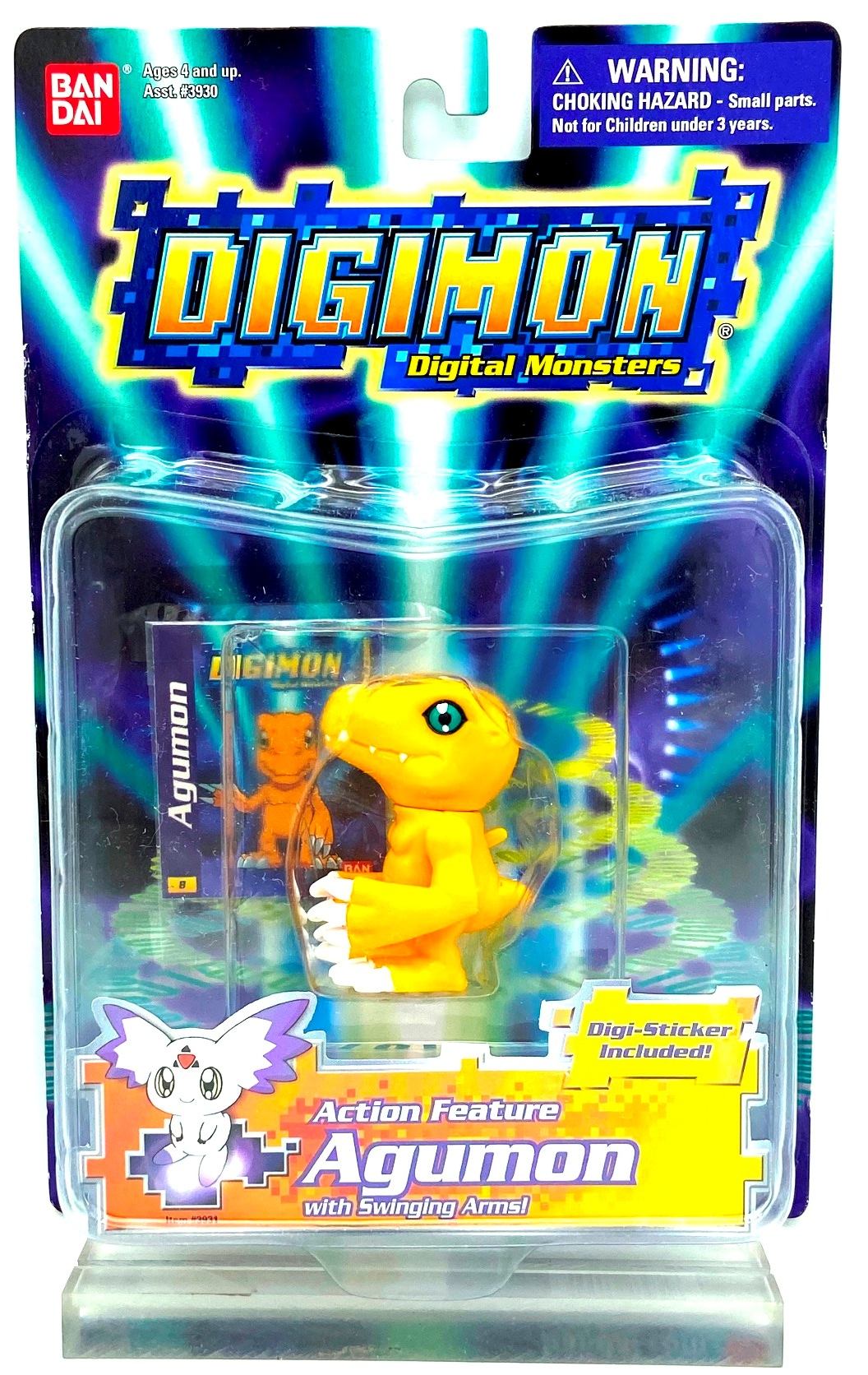 Vintage 2001 Season 1-Original Series-3 Digital Monsters Agumon #8 ...